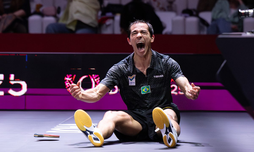 Mesatenista de São Caetano, Hugo Calderano derruba novo tabu, conquista ...